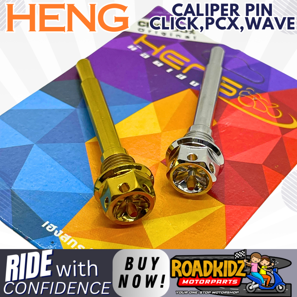 HENG CALIPER PIN BEAT/CLICK/WAVE HONDA ALL TYPE | Shopee Philippines