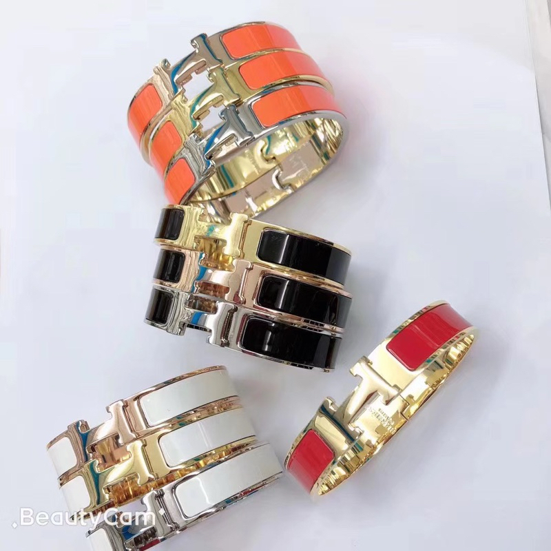 Women Accessories H-Shaped Buckle Gold Bangle (No Box) | Shopee Philippines