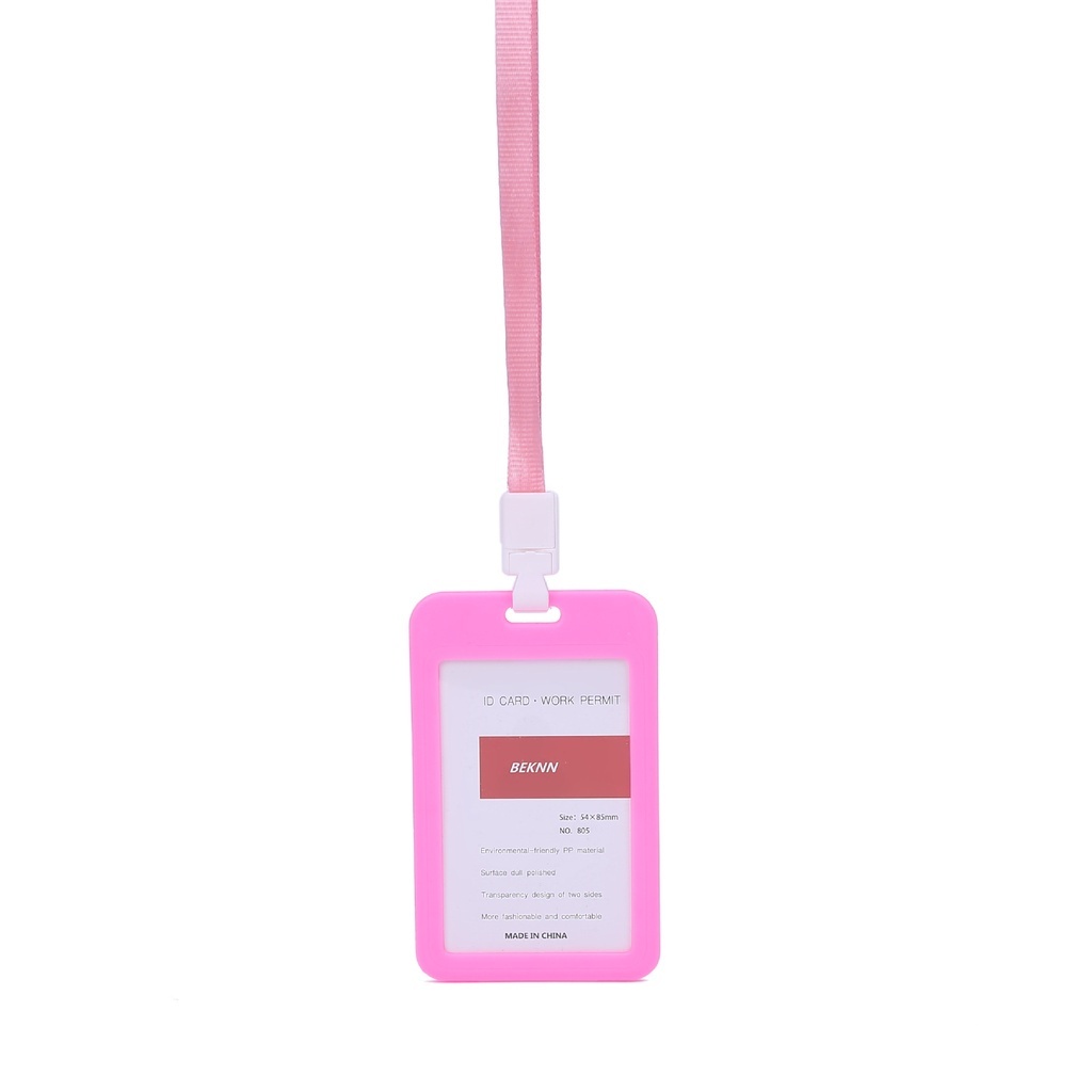 COD Work Name Card Holders with Lanyard Waterproof Business Work Card ...