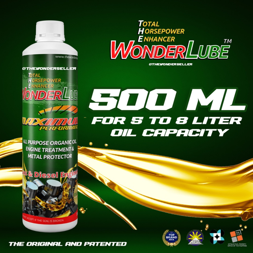 The Wonderlube Maximum Performance Oil Enhancer 500ML | Shopee Philippines