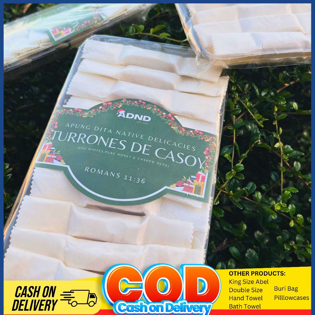 Turrones de Kasoy Pasalubong Abroad Turrones de kasoy peanut Turones de ...