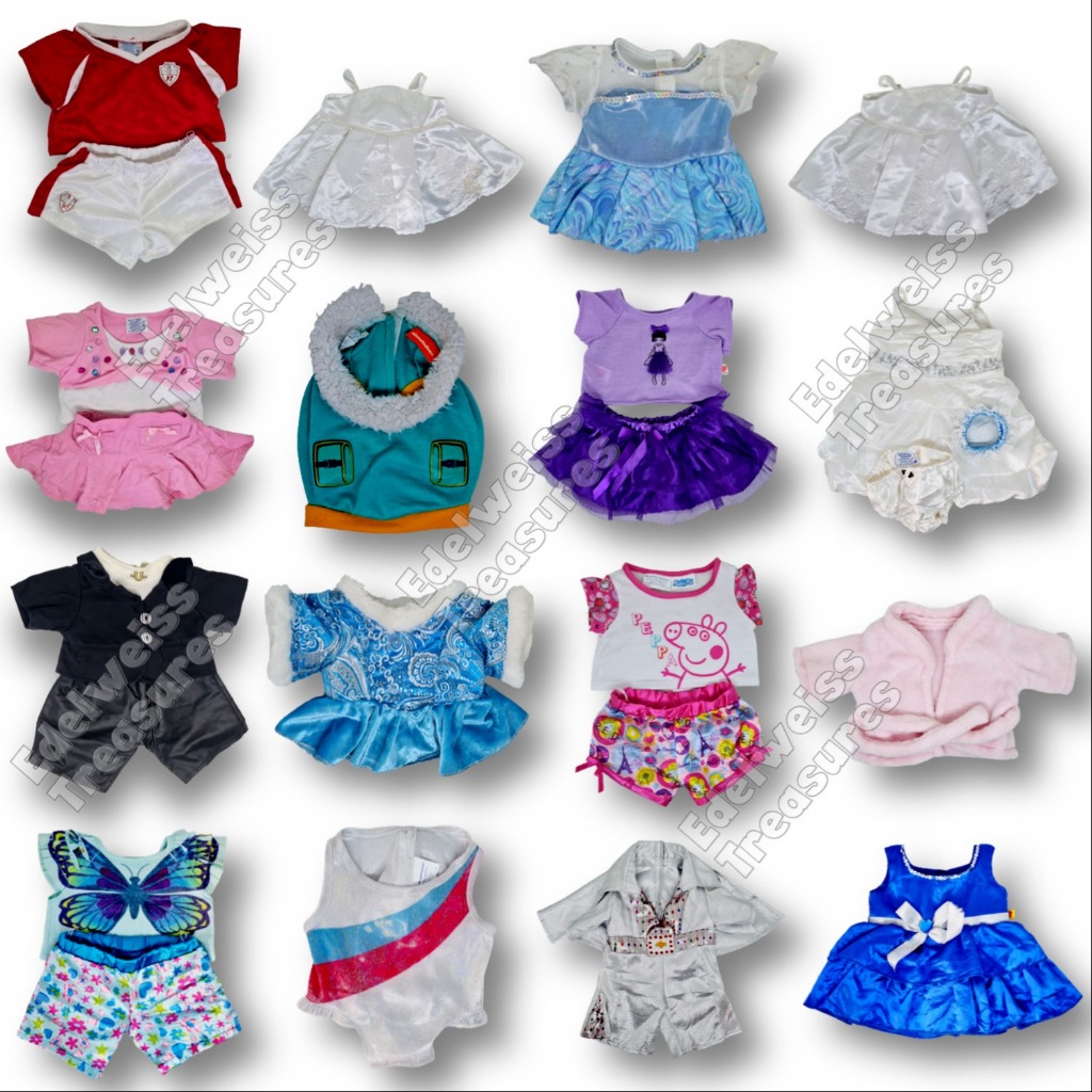 BAB Build-A-Bear Plush Stuffed Animal Toys Clothings and Accesories ...