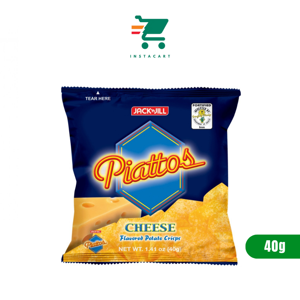 InstaCart Piattos Cheese Flavored Potato Crisps 40g | Shopee Philippines