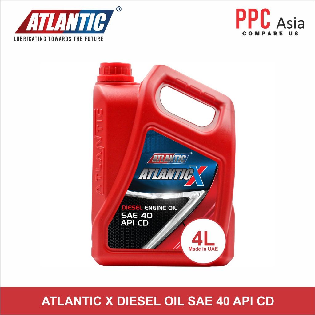 ATLANTIC DIESEL ENGINE OIL SAE 40, API CD/SF (4 LITERS) | Shopee ...