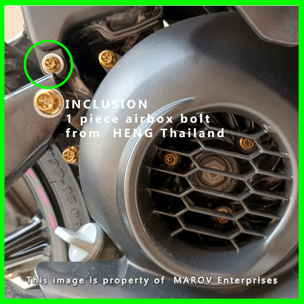 Mio i 125 Airbox Bolt Fan Area from Heng Thailand | Shopee Philippines