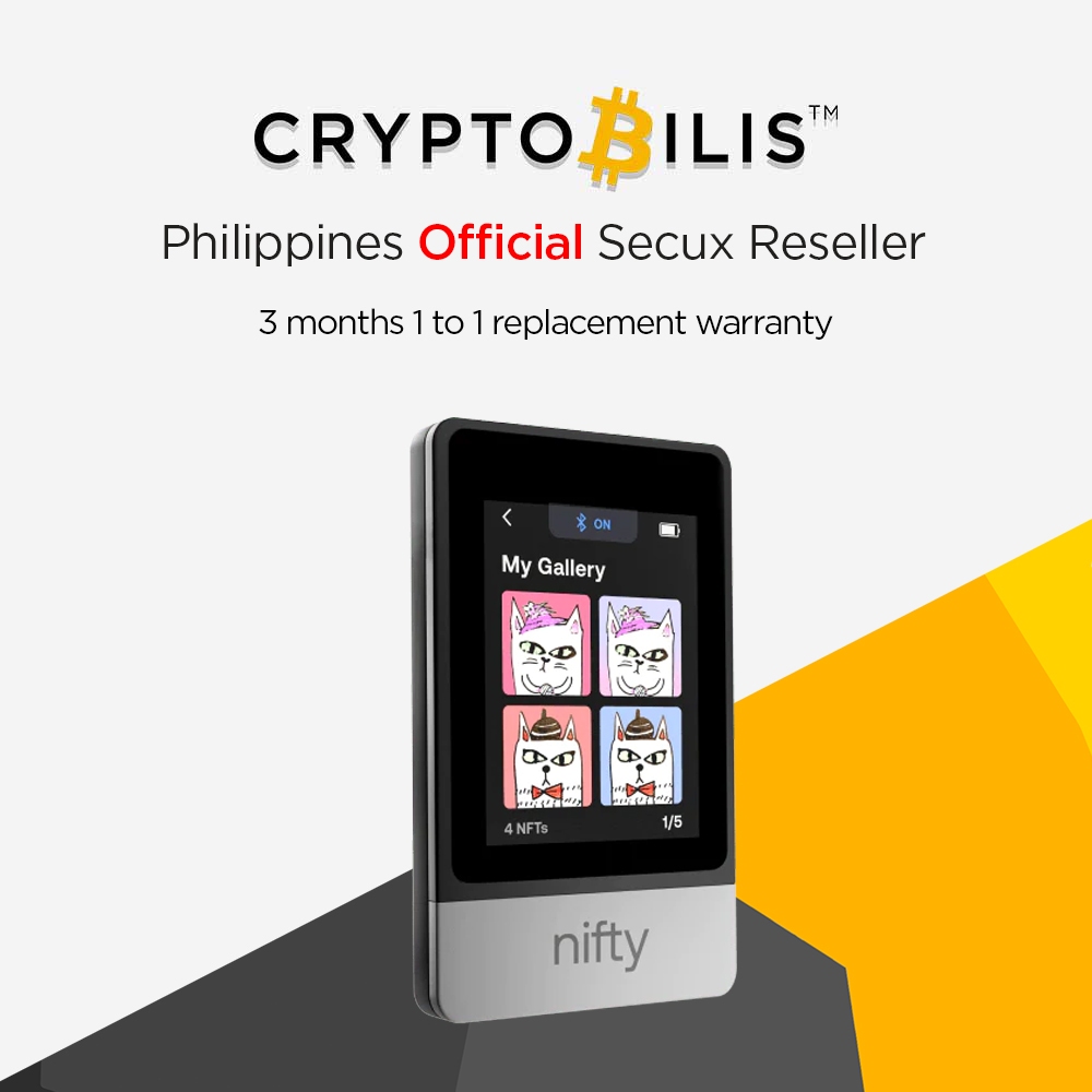 SecuX Nifty Hardware Wallet - Authorized Reseller (CryptoBilis) | Shopee Philippines