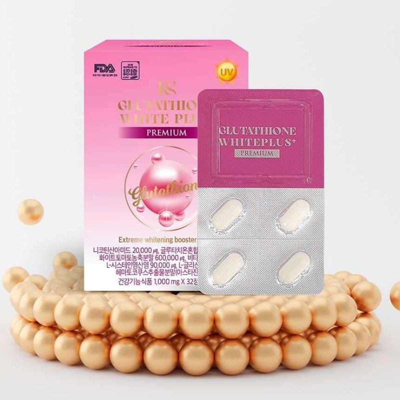 KS Glutathione Authentic Whitening BOOSTER 32Tablet once a day | Shopee ...