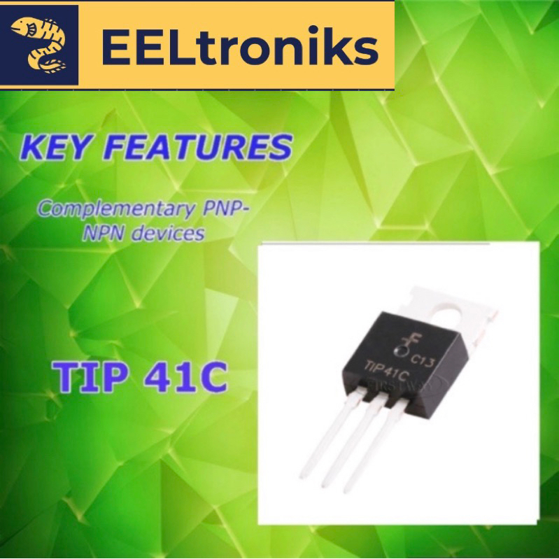 TIP41C TIP 41C NPN TRANSISTOR | Shopee Philippines