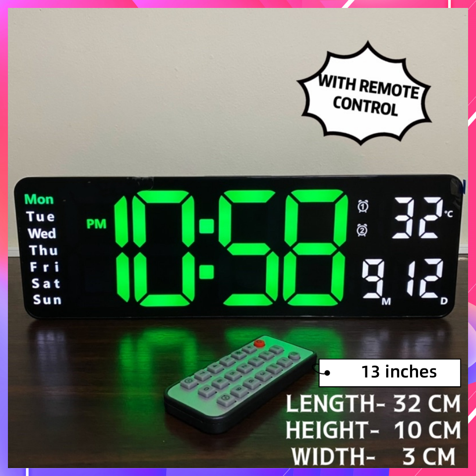 (6629) LARGE Digital Remote Control with COUNTDOWN & TIMER with Alarm ...