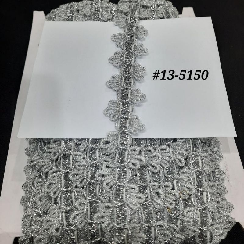 Silver Metallic Trimmings (Per Yard) | Shopee Philippines