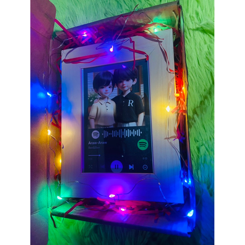 Customized/Personalized Spotify Frame Scannable Code | 3R Size | Shopee ...
