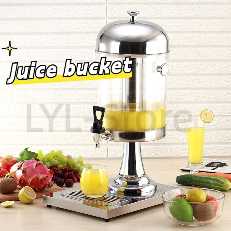 Juice dispenser with stand with Ice Chamber Juice bucket Stainless ...