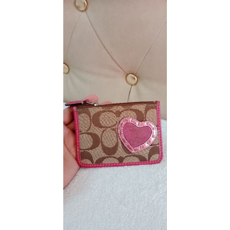 COACH CANVAS COIN PURSE | Shopee Philippines