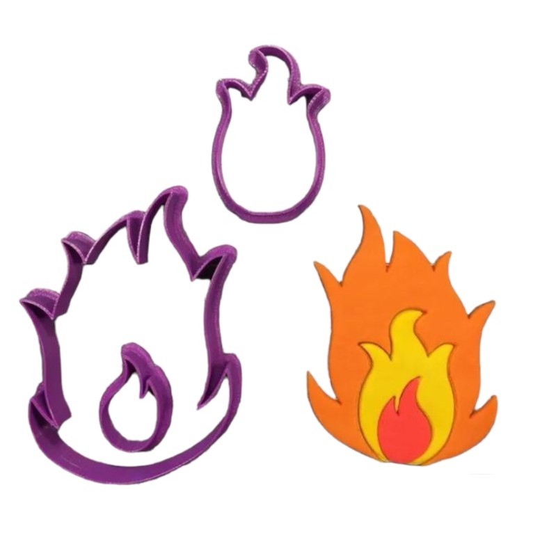HOTWHEELS FIRE/FLAME THEME CUTTER SET OF 3 FONDANT CUTTER | Shopee ...