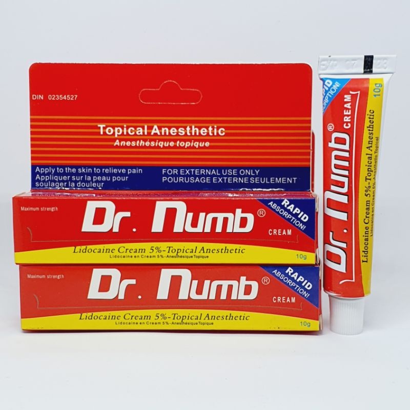 Dr Numb Topical Anesthesia Numbing Cream Anesthesia For Face | Shopee ...