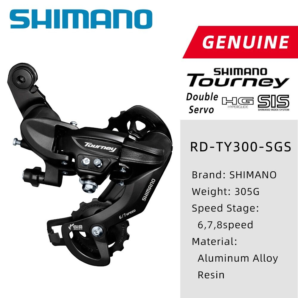 Shimano Tourney RD TY300 6 7 8 Speed Rear Derailleur Bracket Fit ...