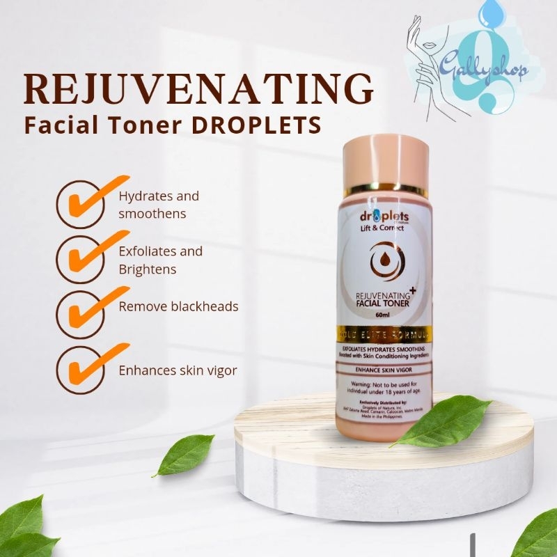 DROPLETS Rejuvenating Toner 60ml DROPLETS | Shopee Philippines
