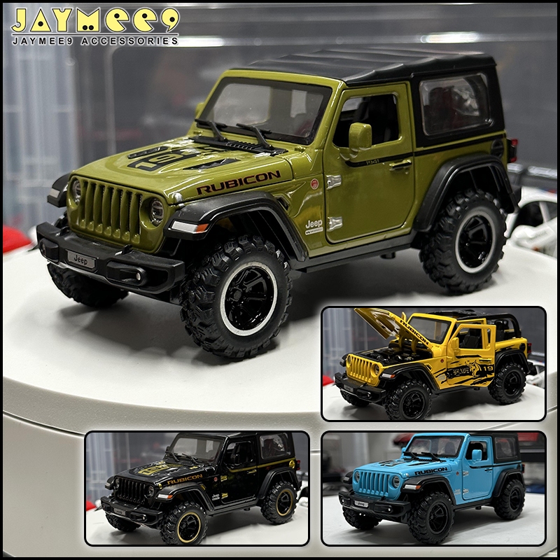 Die Cast JEEP Rubicon 1:32 ALLOY CAR MODEL Toy Ornaments For Kids Boys ...