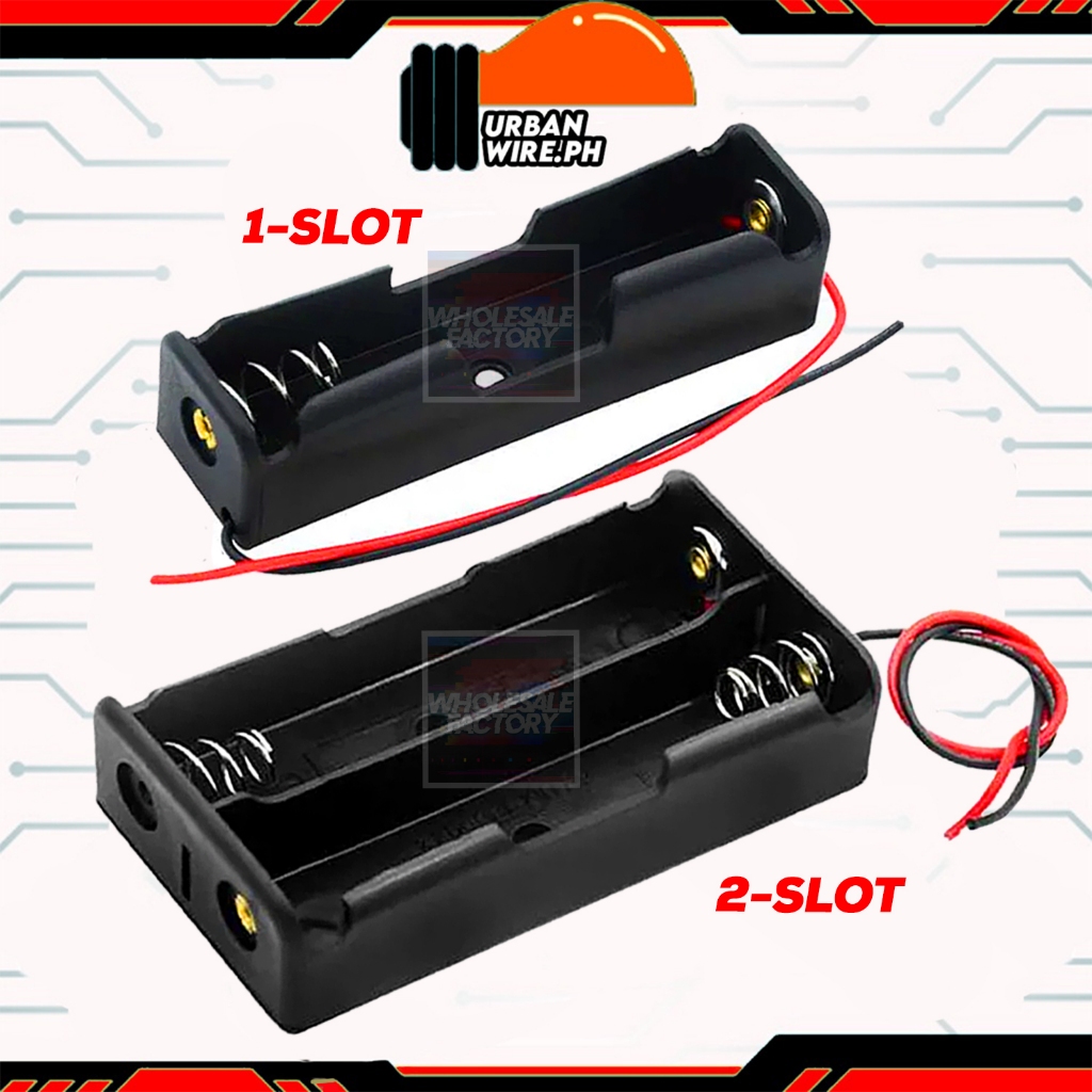 Series Battery Holder 18650 with Wire 1 Cell 2 Cell 3 Cell 1S 2S 3S ...
