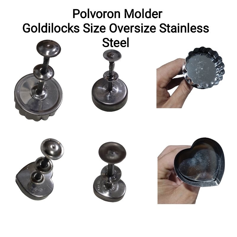 Polvoron Molder Goldilocks Size Oversize Stainless Steel Molder ...