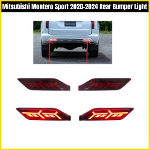 Montero Sports 2020 to 2024 Led Rear bumper Light with Scanning Type ...