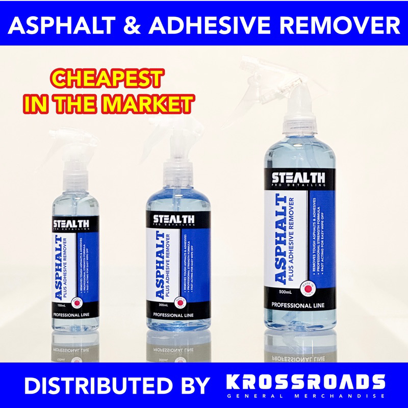 500mL Asphalt & Adhesive Remover by Stealth Pro Detailing - Tar, Bugs ...