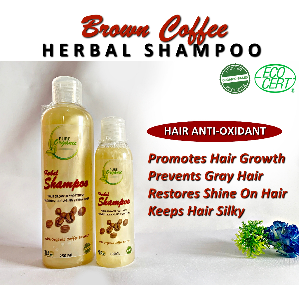 Coffee Extract Herbal Shampoo by Pure Organic Hair Growth And Hair ...