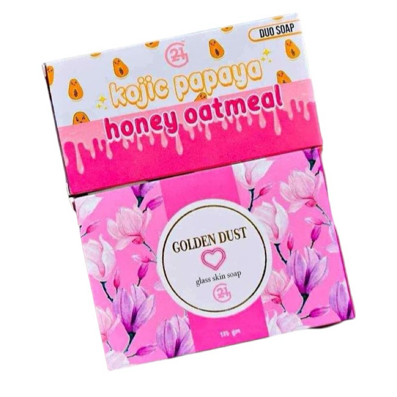 G21 Kojic Papaya Honey Oatmeal Duo Soap | Golden Dust Soap | On hand ...