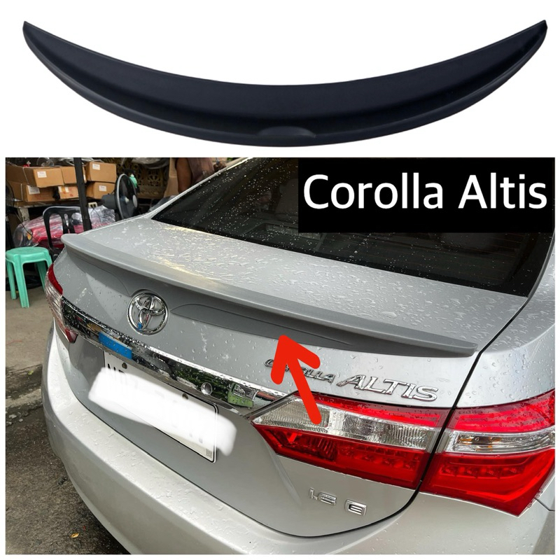 Toyota Corolla Altis 2014 - 2017 Ducktail Spoiler | Shopee Philippines