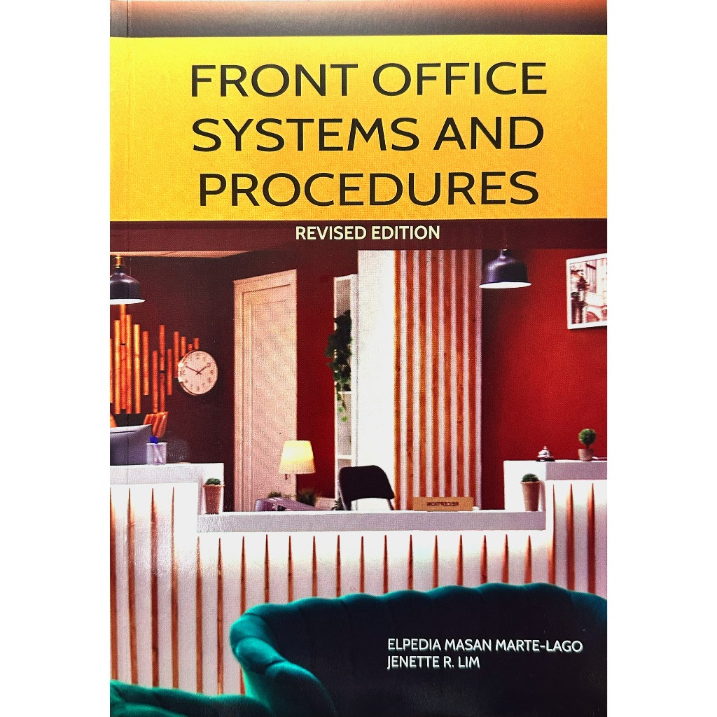 FRONT OFFICE SYSTEMS AND PROCEDURES Revised Edition 2024© - Elpedia ...