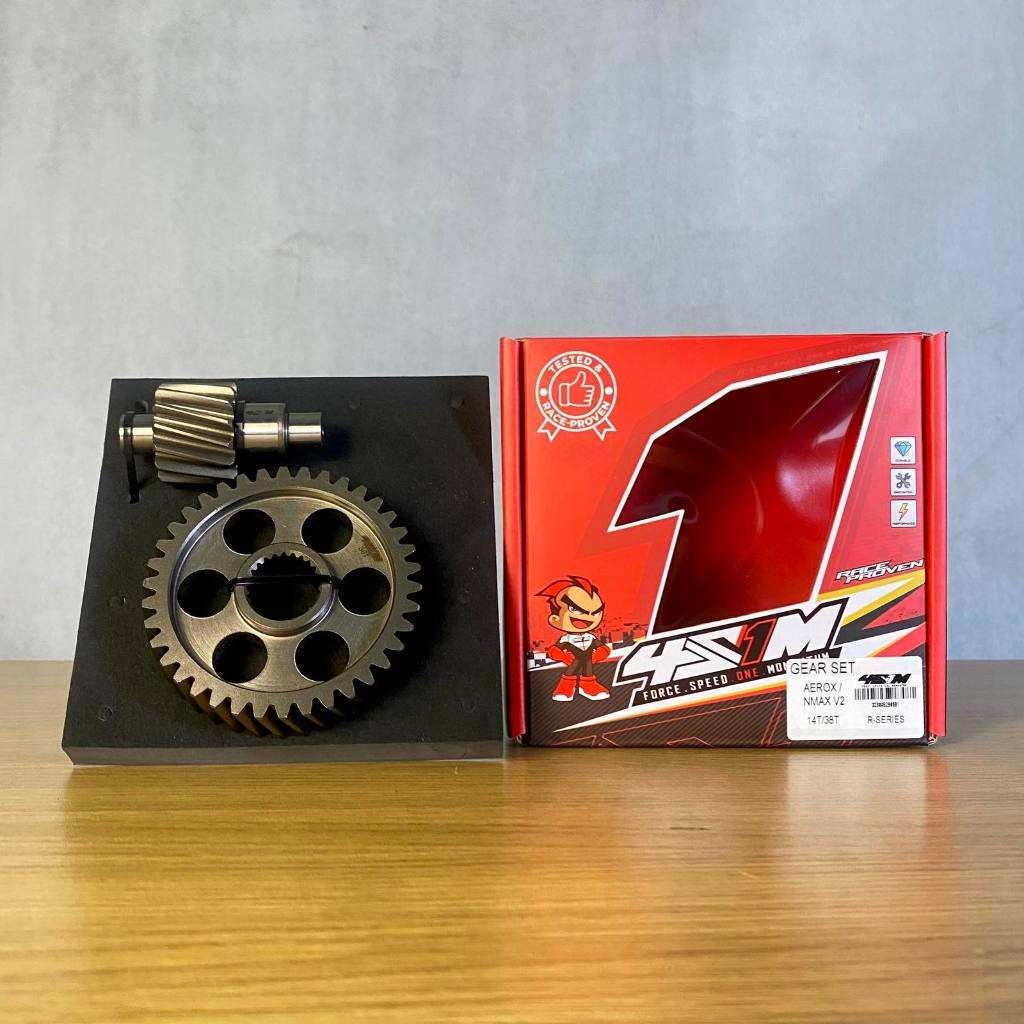 RACING FORCE 4S1M - GEAR SET AEROX/NMAX V2 (14T/32T,14T/38T,14T/42T ...