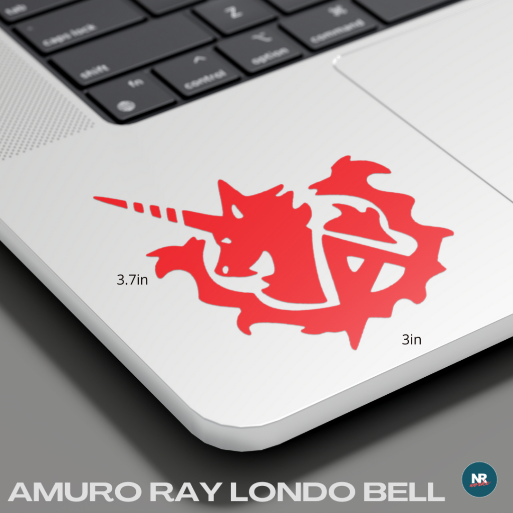 Amuro Ray Londo Bell Logo Gundam Gunpla Mobile Suit Vinyl Decal ...