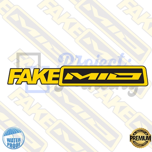 Fake Mio (Premium Waterproof and Fade-resistant Stickers) | Shopee ...