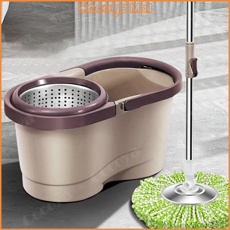 Cocoya Magic Mop Replaceable Mop Head Mop With Spinner Bucket Free Hand ...