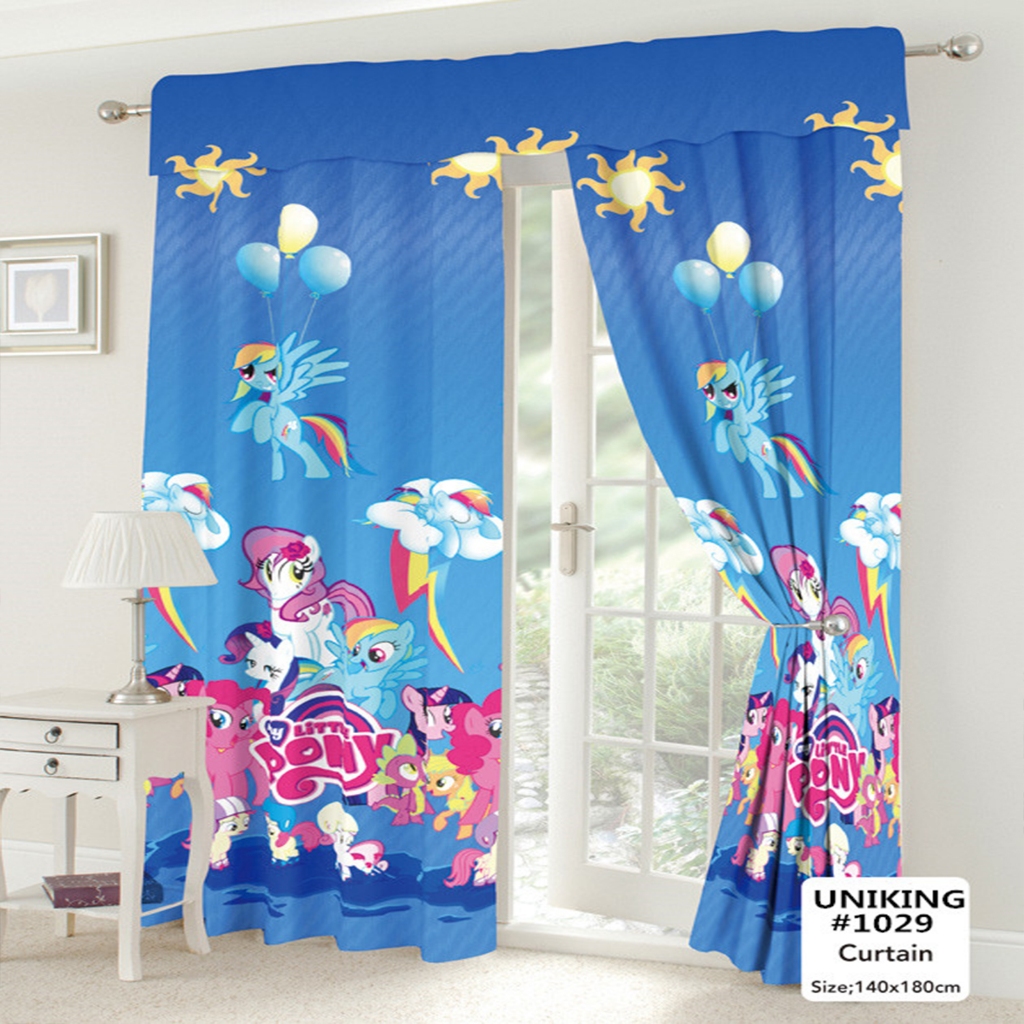 My Little Pony One Piece Curtain Hello Kitty Design Curtain Kurtina for ...