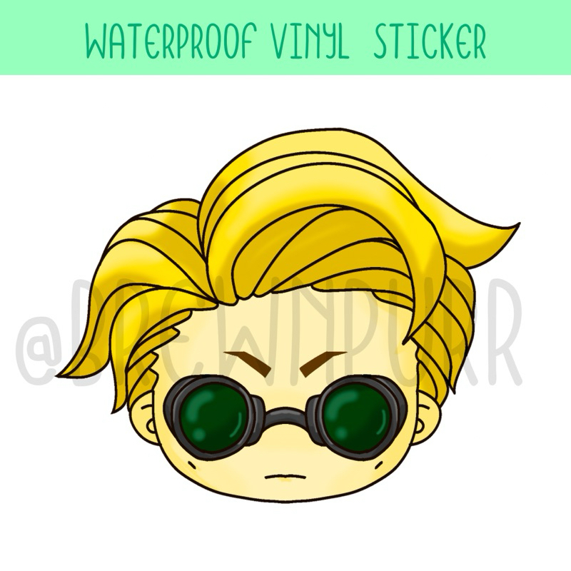 Waterproof Vinyl Sticker - Matte Laminate | Jujutsu Kaisen - Nanami ...