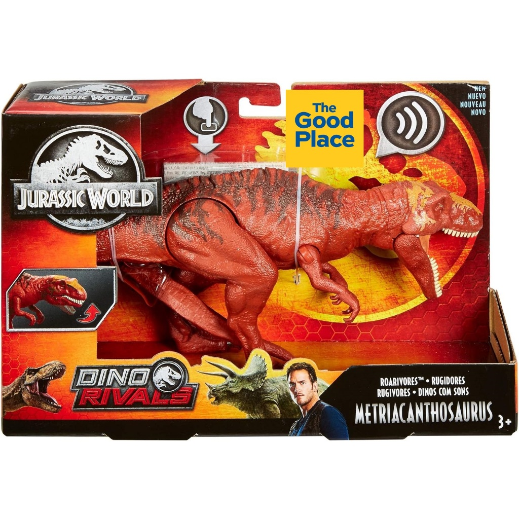 MATTEL Jurassic World Dino Rivals Metriacanthosaurus Roarivores Figure ...