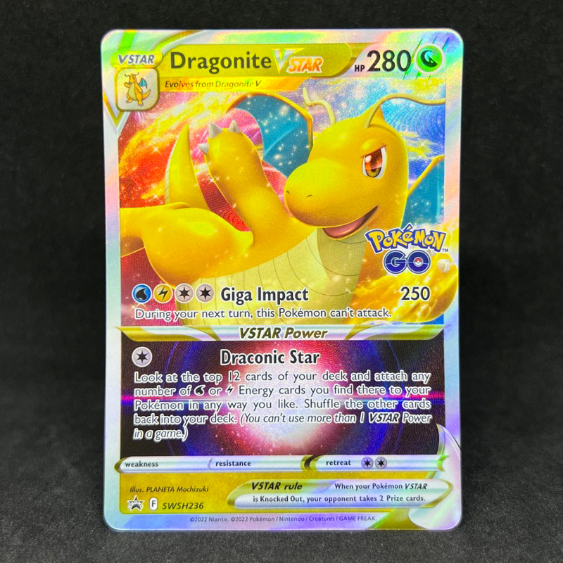 Pokemon TCG Dragonite VStar Holo Promo SWSH236 2022 Sword & Shield ...