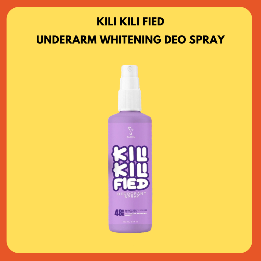 KILI KILI FIED Deodorant Spray by SASkin 60ML Sweatproof and Odor ...
