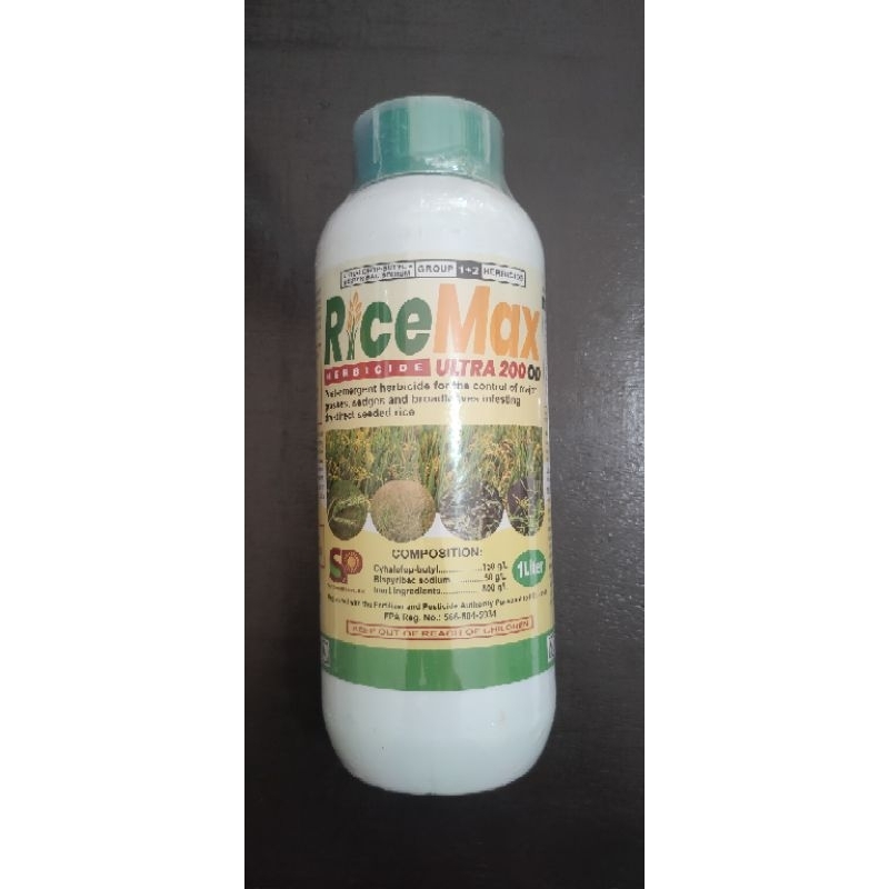 RICEMAX ULTRA 200 OD HERBICIDE LITER | Shopee Philippines