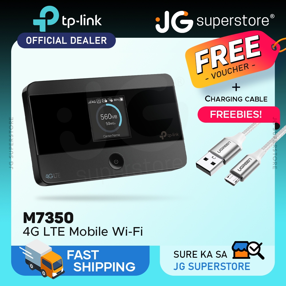 TP-Link M7350 4G LTE Mobile Wi-Fi Hotspot with Built-in 150Mbps 4G LTE ...