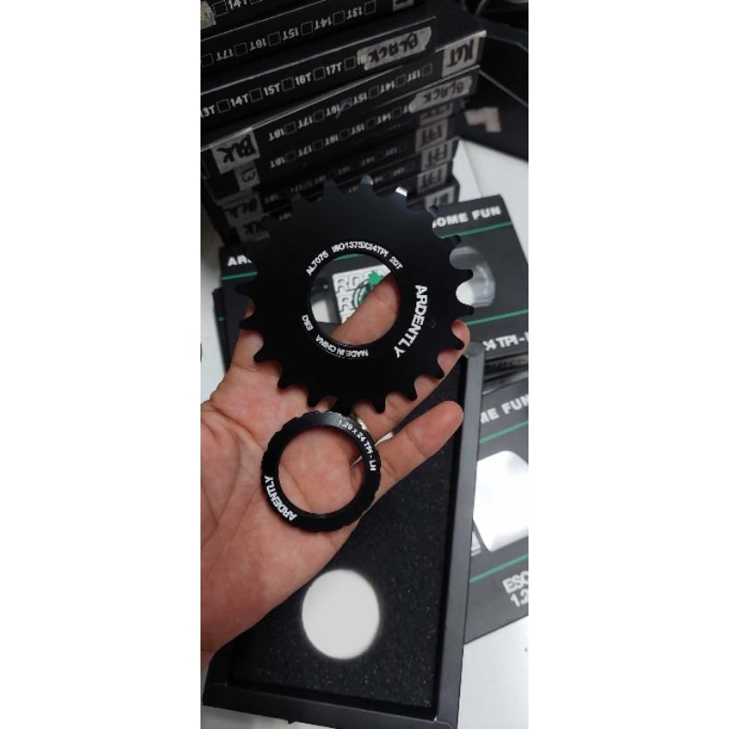 ardently cog and lockring for fixie hub 19t and 20t available alluminum ...