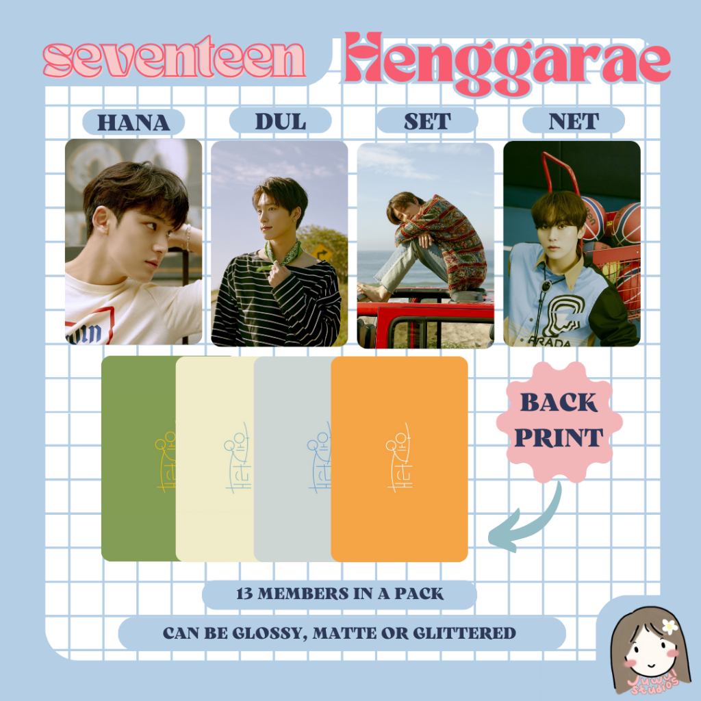 SEVENTEEN Henggarae ∣ unofficial photocard set | Shopee Philippines