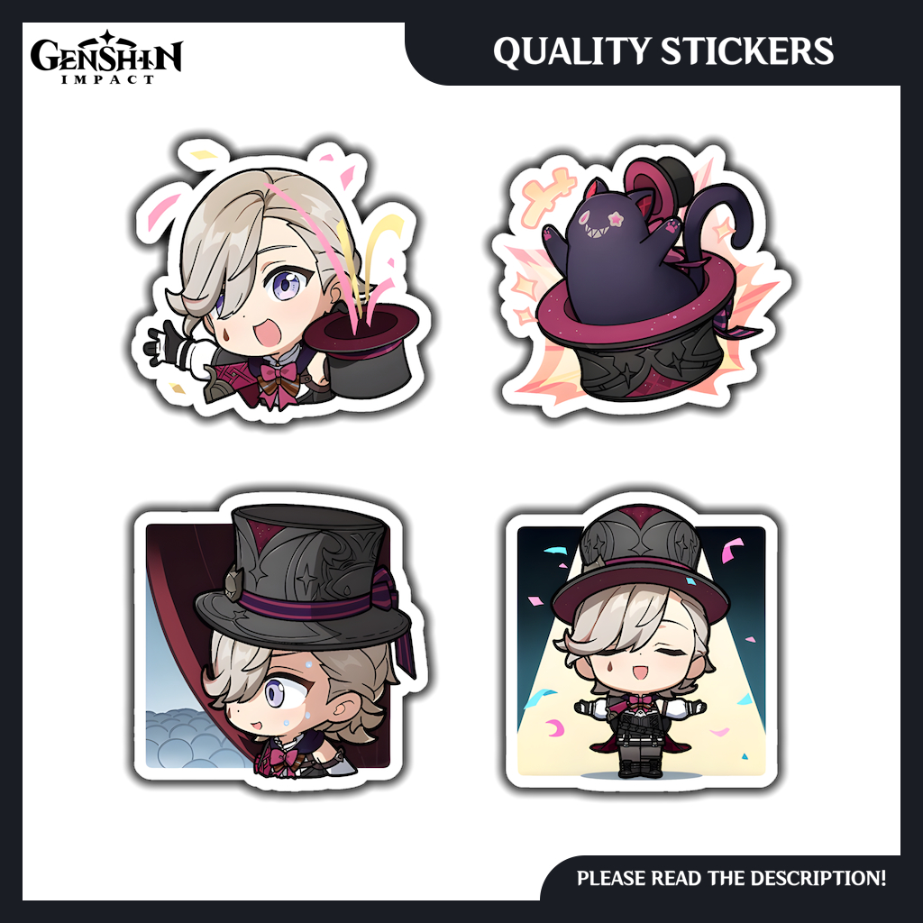 Lyney - Genshin Impact Emoji Stickers | Shopee Philippines