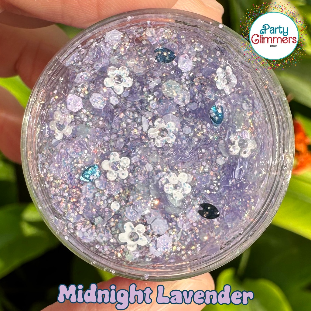 [Midnight Lavender] Pastel Summer Theme Party Glimmers Hair Face Body Glitter Gel | Shopee ...