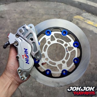 MIO Nissin 4pot Caliper Set w/ 220mm 4-Holes Float Disc (Sporty/Soulty/Fino/M3 *4holes Mags ...