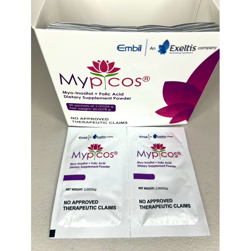 [PIECES] MYPICOS Myo-Inositol + Folic Acid Dietary Supplement Powder 2g ...