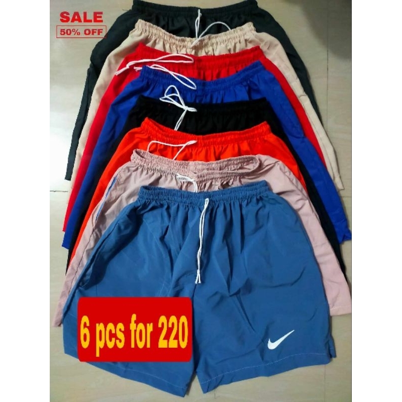 Taslan Short assorted colors for Adult unisex 12 pcs 6pcs | Shopee ...