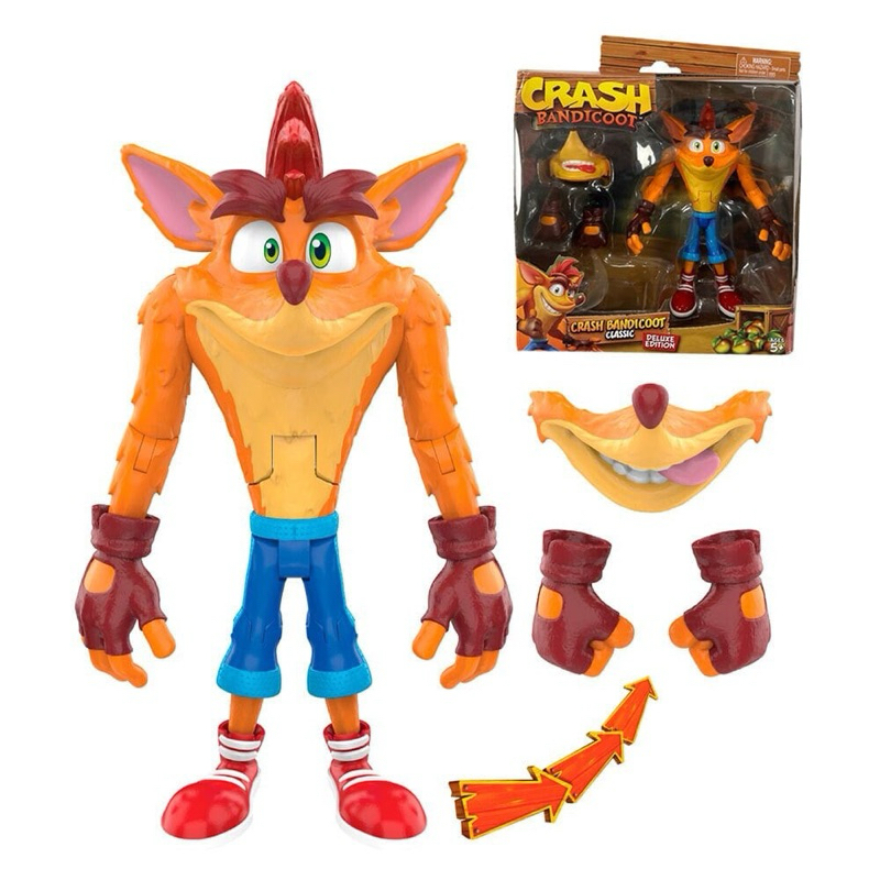 Crash Bandicoot Classic Deluxe Edition Action Figure by HeadStart ...