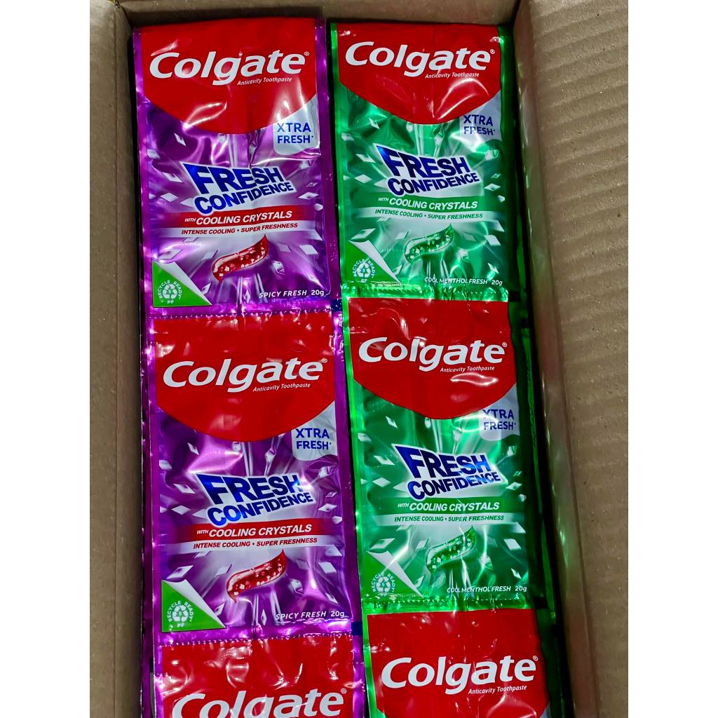 COLGATE TOOTHPASTE TWIN PACK sachet 20g x 12pcs | Shopee Philippines
